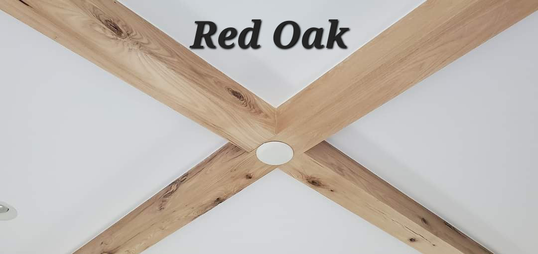 5.5" x 5.5" Red Oak Ceiling Beams – TD Farmhouse