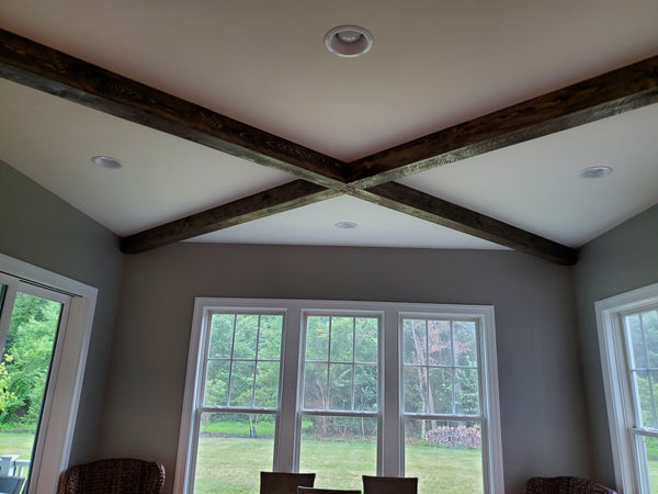5.5" x 5.5" Red Oak Ceiling Beams – TD Farmhouse