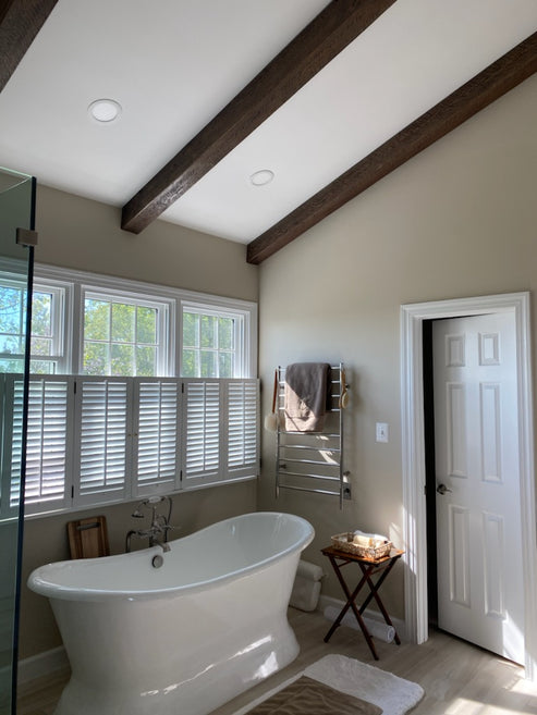 5.5" x 5.5" Red Oak Ceiling Beams – TD Farmhouse